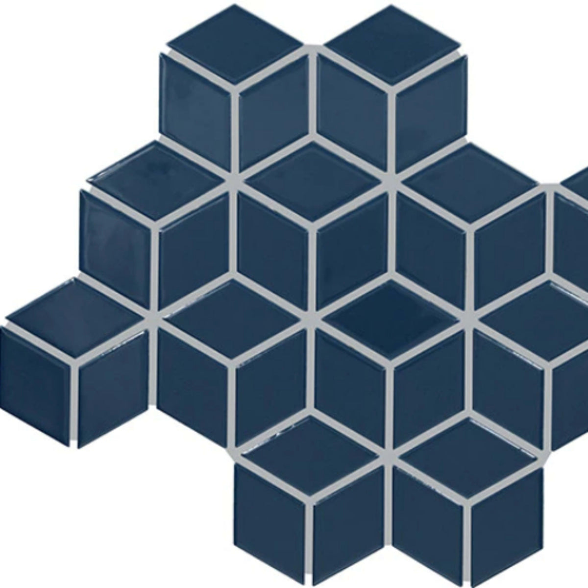 Color Wheel Retro in Galaxy 3d Cube Tile — Atlanta Flooring Design Centers