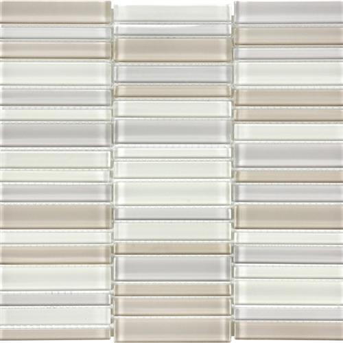 Element in Natural - Stacked Mosaic Glass Tile — Atlanta Flooring ...