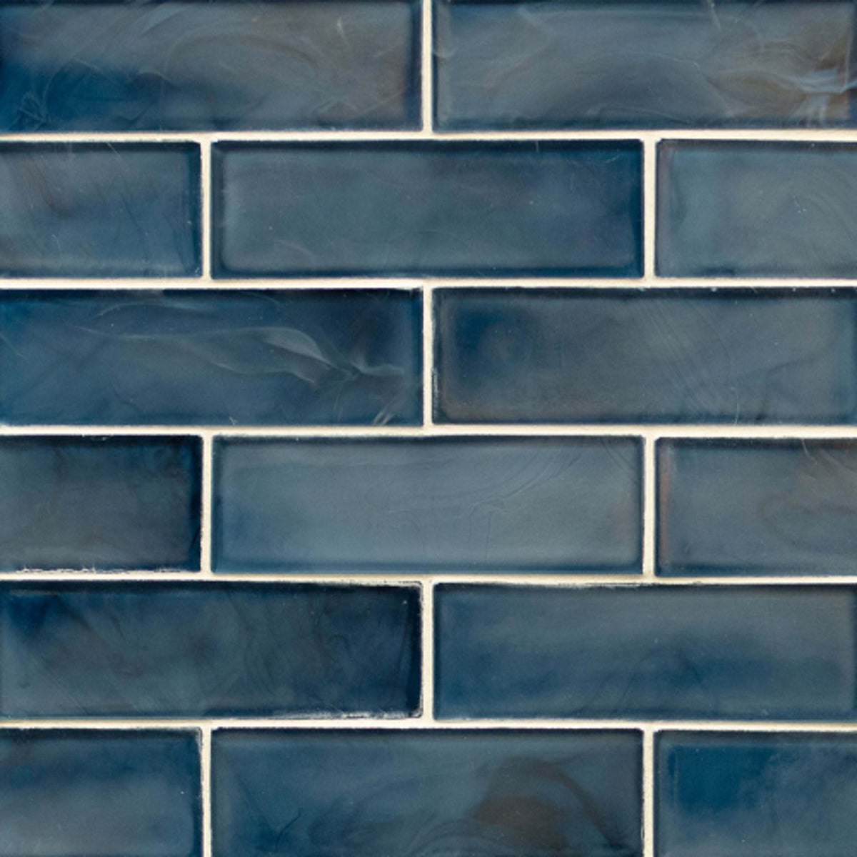 Blue Shimmer in Blue Shimmer Glass Subway Tile Glass Tile — Atlanta ...