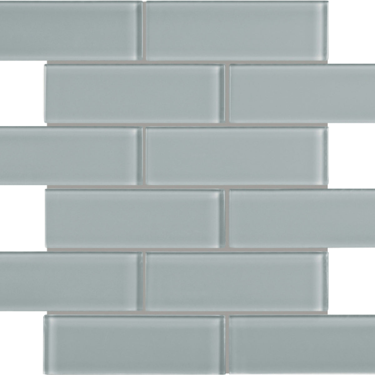 Element in Shadow Brick Mosaic 2x6 Glass Tile — Atlanta Flooring Design ...