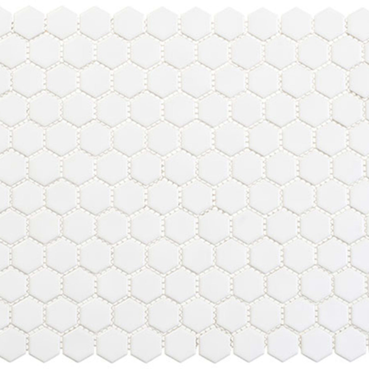Freedom Avenue Collection - 3/4" Hex in Liberty Pure Glass Tile ...