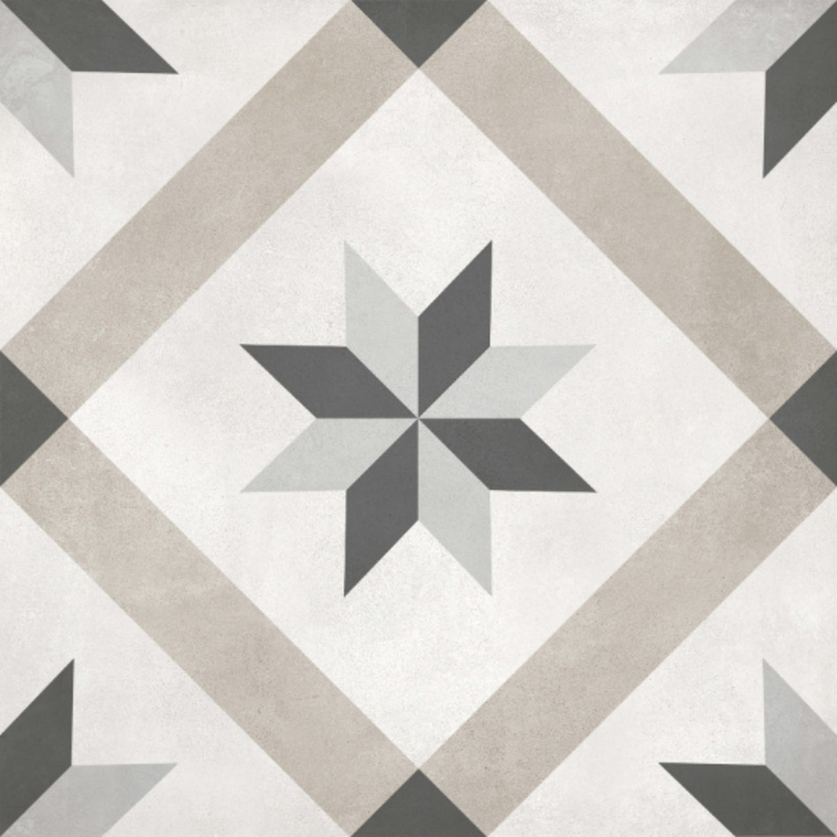 Form in Sand Compass Deco Tile — Atlanta Flooring Design Centers