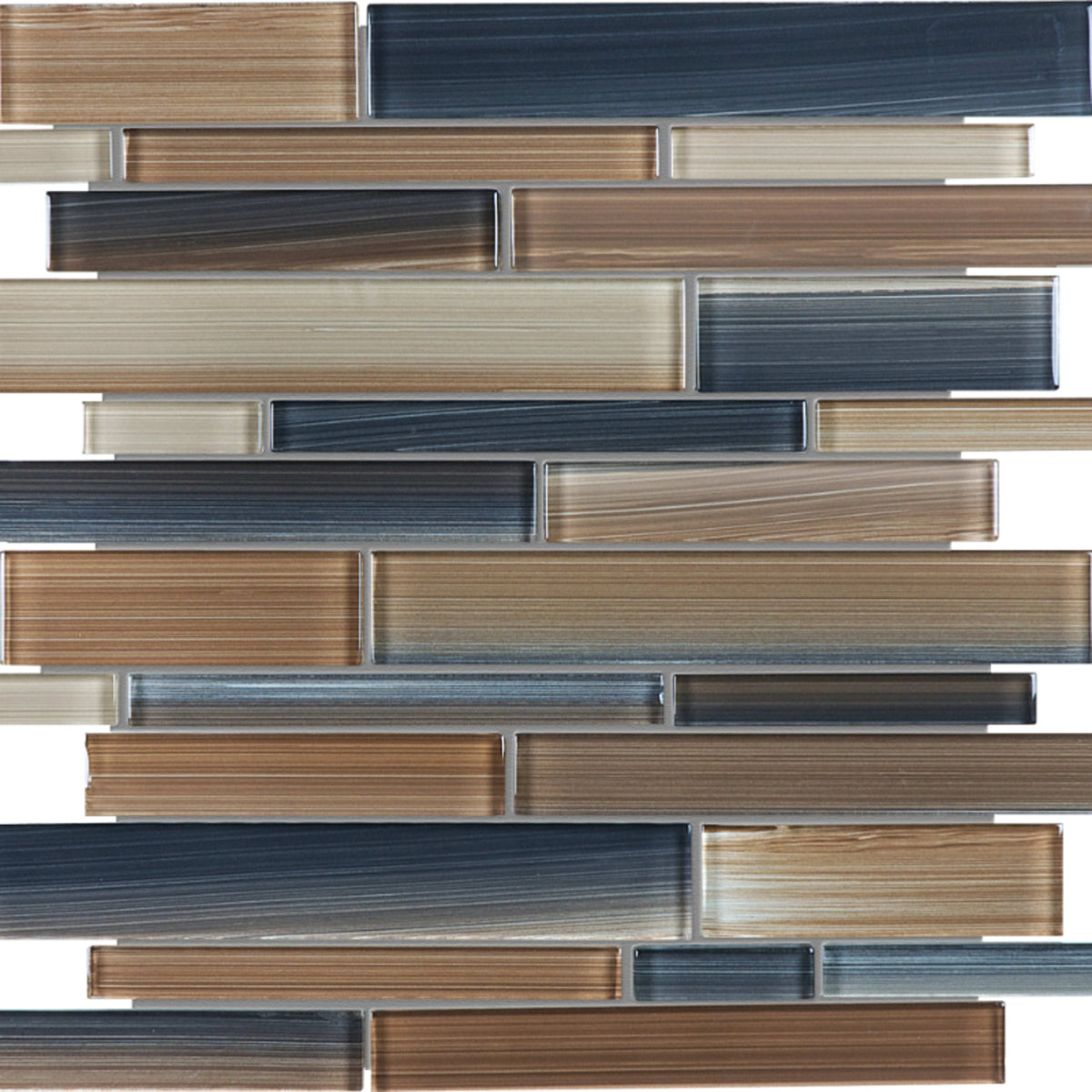 Fusion in Erosion Random Strip Mosaic Glass Tile — Atlanta Flooring ...
