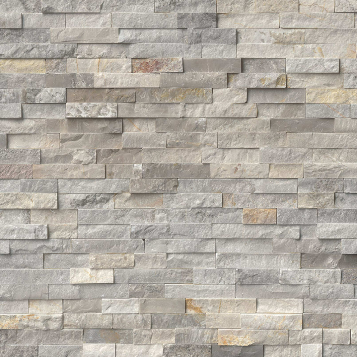 Rockmount Stacked Stone Collection in Sunset Silver Natural Stone ...
