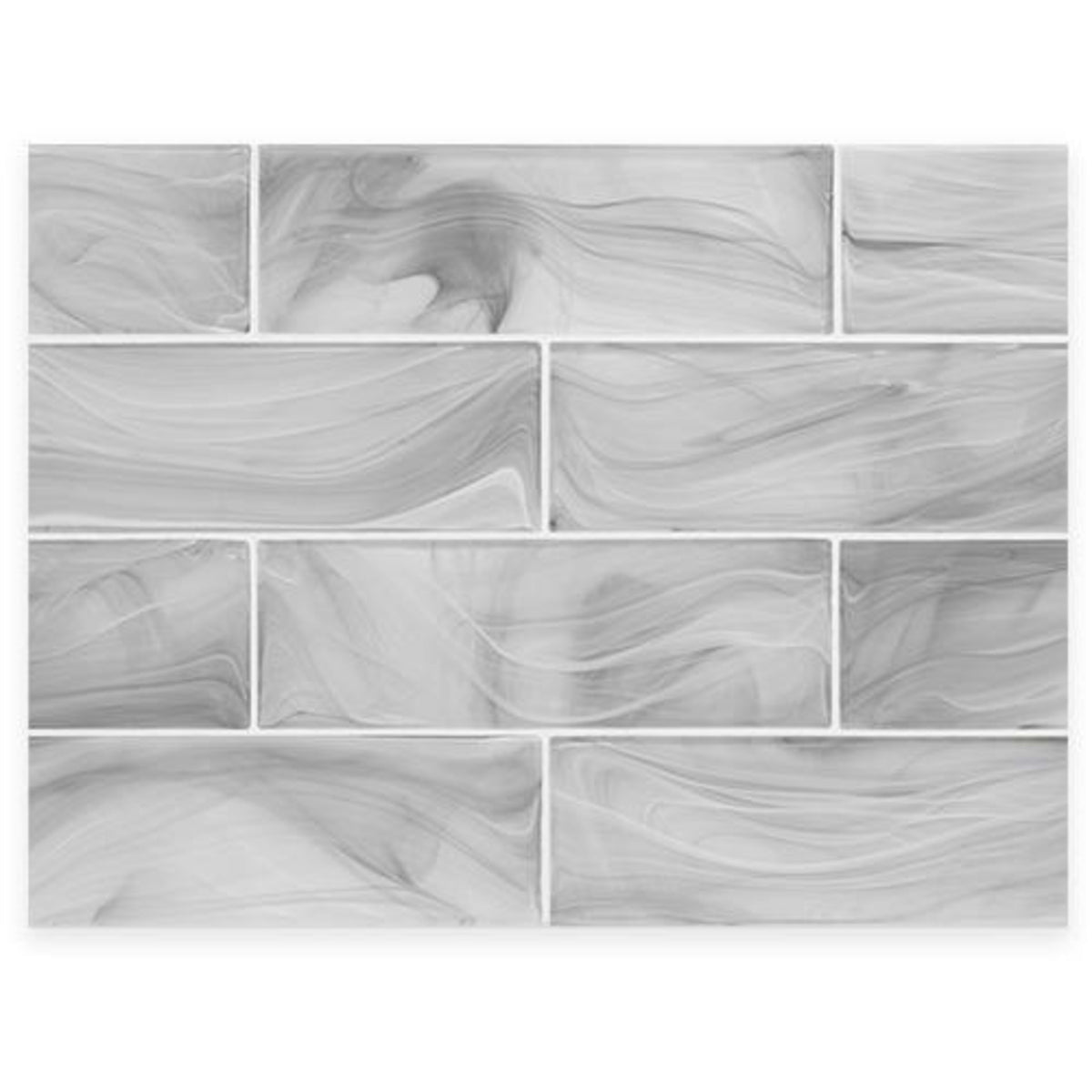 Montage - Skyline in Skyline 3x9 Glossy Glass Tile — Atlanta Flooring ...